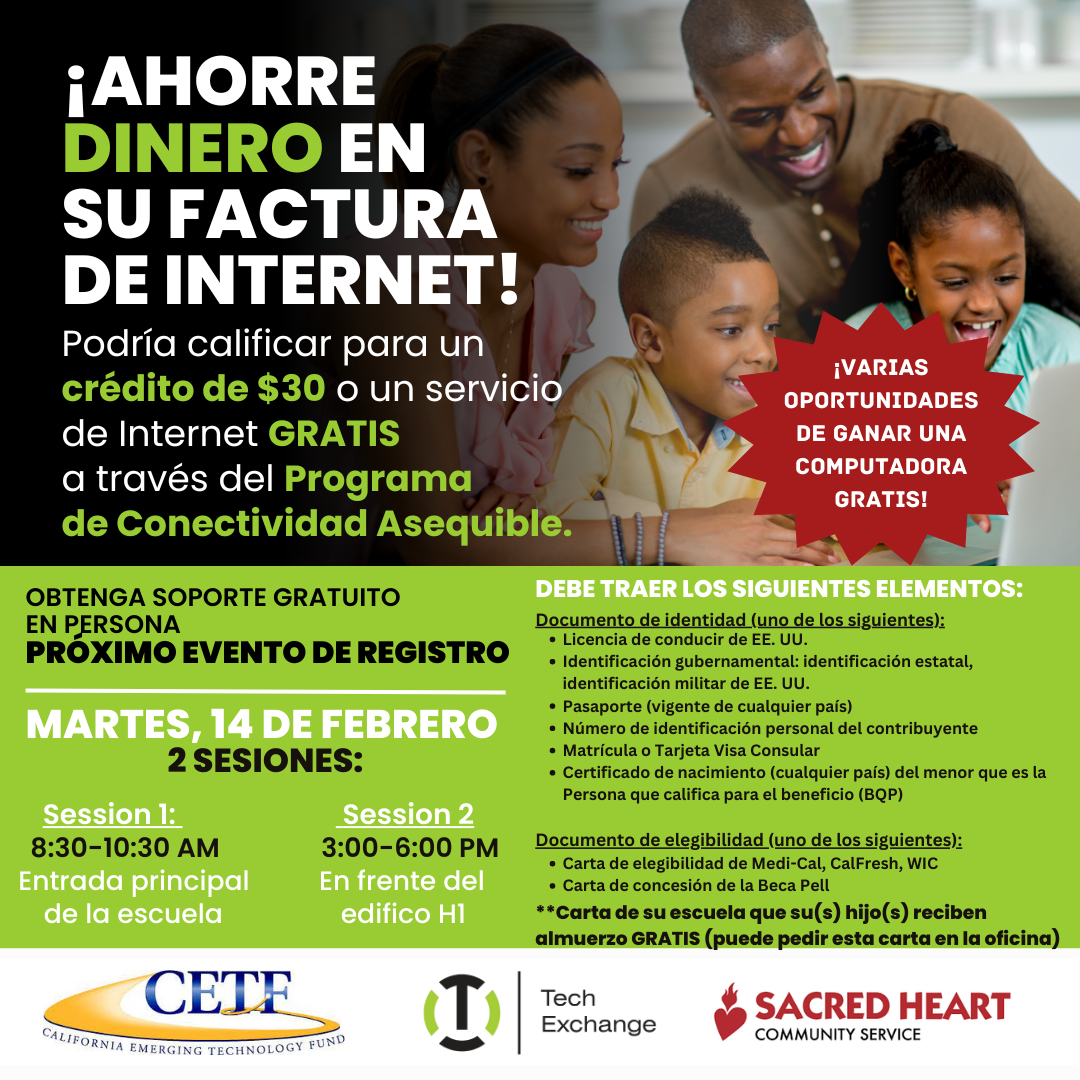 Get Connected! ACP Enrollment Event with CETF Tech Exchange and Sacred ...
